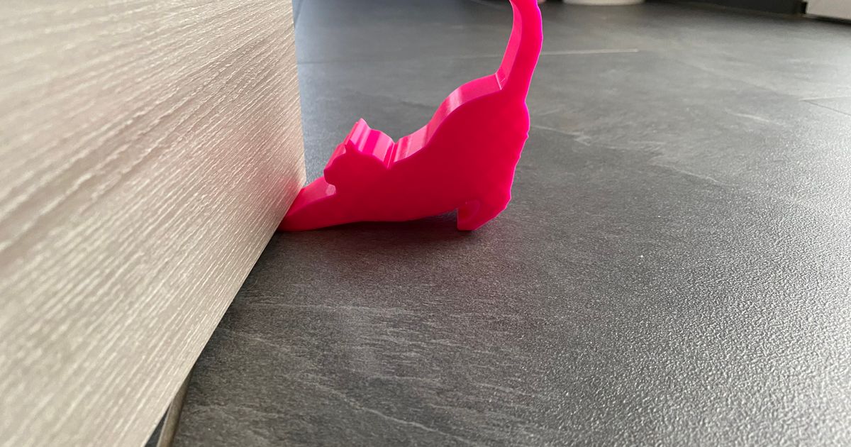 Cat Door Blocker by Guinuf | Download free STL model | Printables.com