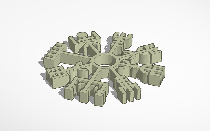 Viking Compass Symbol by Peter Ennist | Download free STL model ...