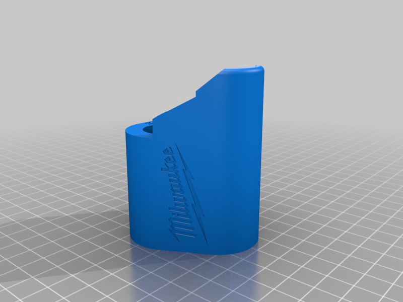 Milwaukee M12 Lock In Battery Holder by Big Dog 3D Creations | Download ...
