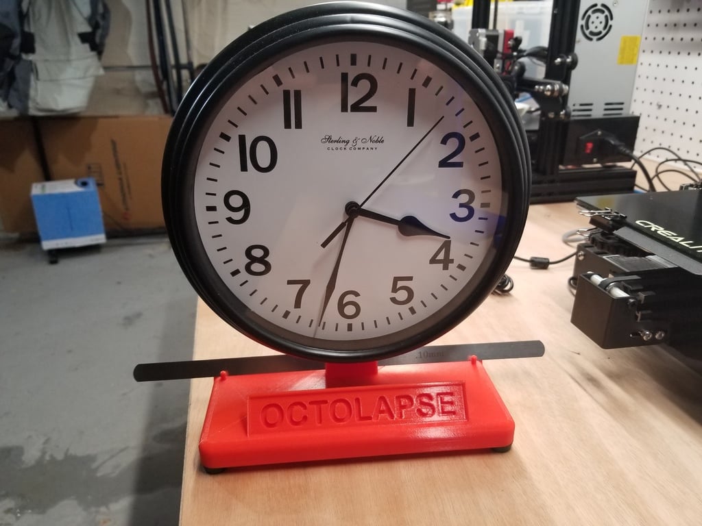 Wall Clock Stand with Feeler Gauge Holder by Big Dog 3D Creations ...