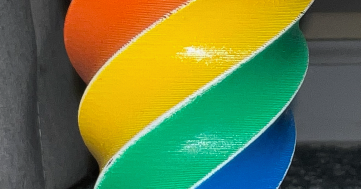 Spiral Rainbow Furniture Foot with Paint Mask by SOME Studio | Download ...