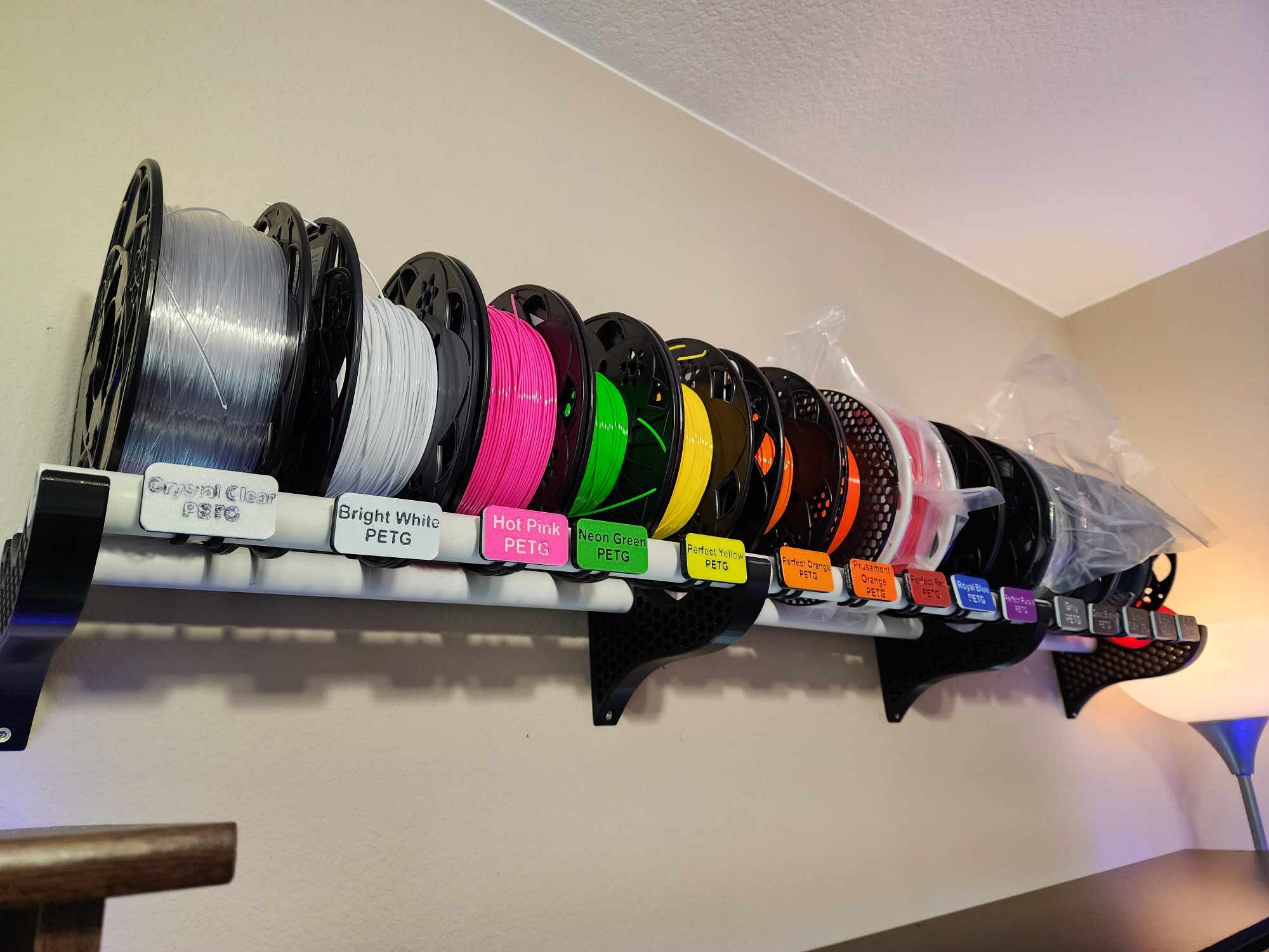 Filament Shelf Brackets by OverMaintained | Download free STL model ...