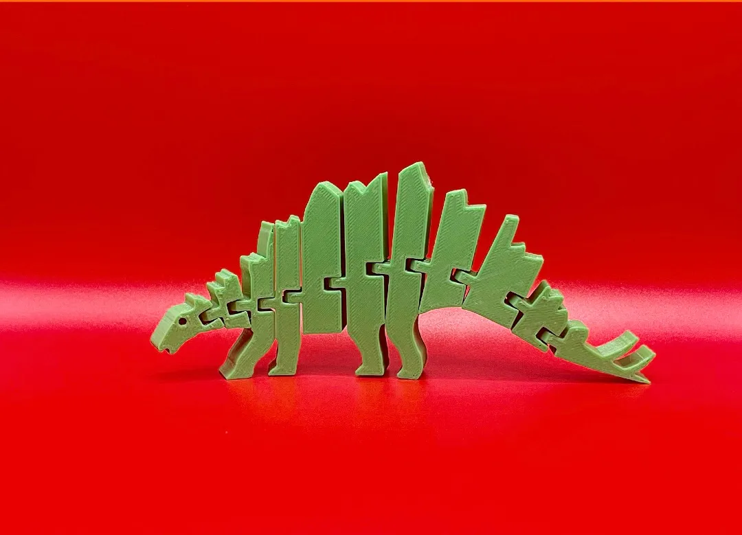 Flexi Stegosaurus by MrViddy | Download free STL model | Printables.com