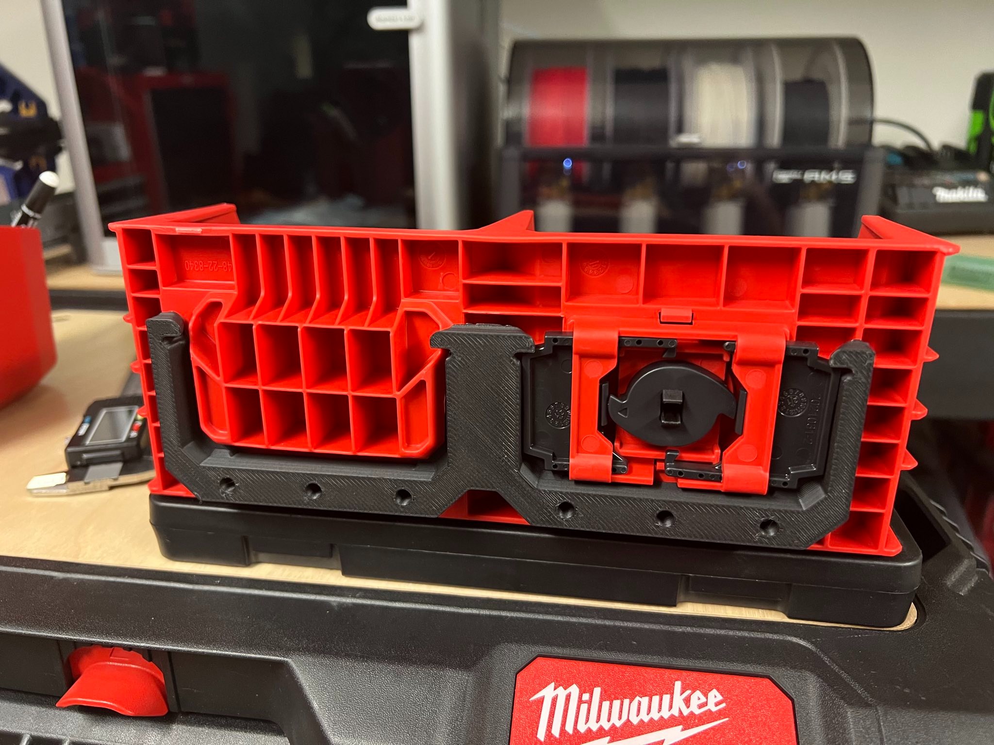 Discrete Lockable Milwaukee Packout Wall Mounts by Steve | Download ...