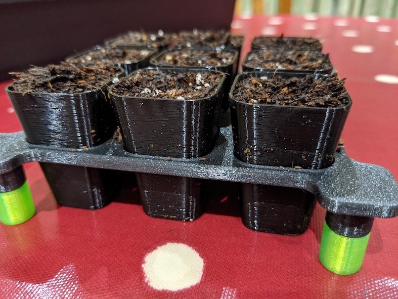 Seed Tray (Plug/Module Tray) by Alex Ward | Download free STL model ...