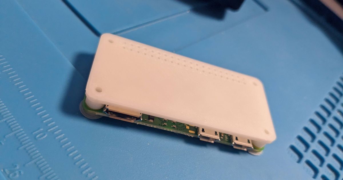 Raspberry Pi Zero 2 W minimal Case by miriorg | Download free STL model ...