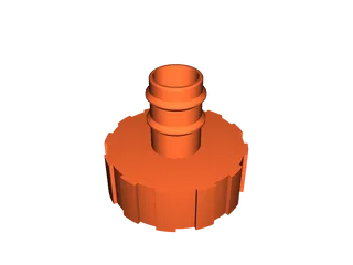 Intex pool outlet to garden hose by Tinus3d | Download free STL model ...