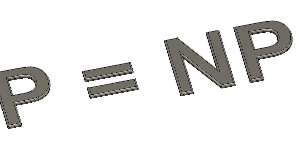 P=NP von AndreasAnast | Kostenloses STL-Modell herunterladen | Printables.com