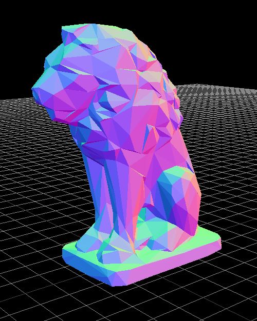 Super Low Poly Lion by Art3Design | Download free STL model ...