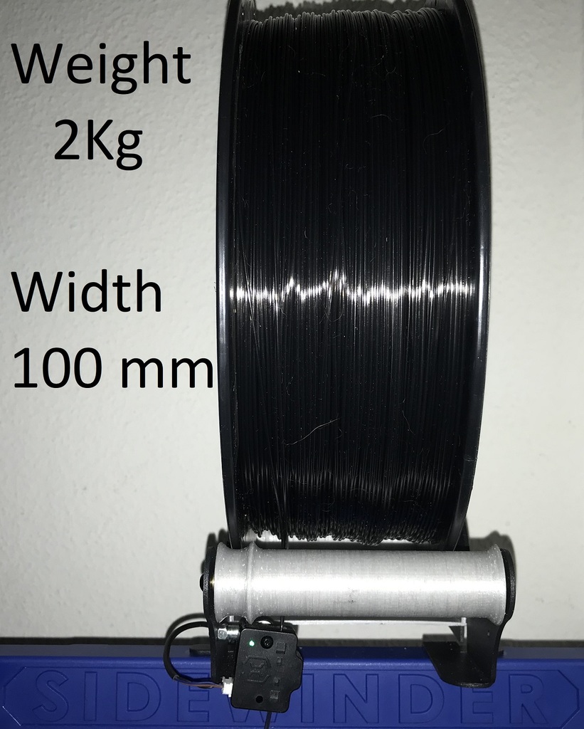 Filamentroller for 250 g - 2 Kg bobbins - Sidewinder X1 X2 by 3DByron | Download free STL model ...