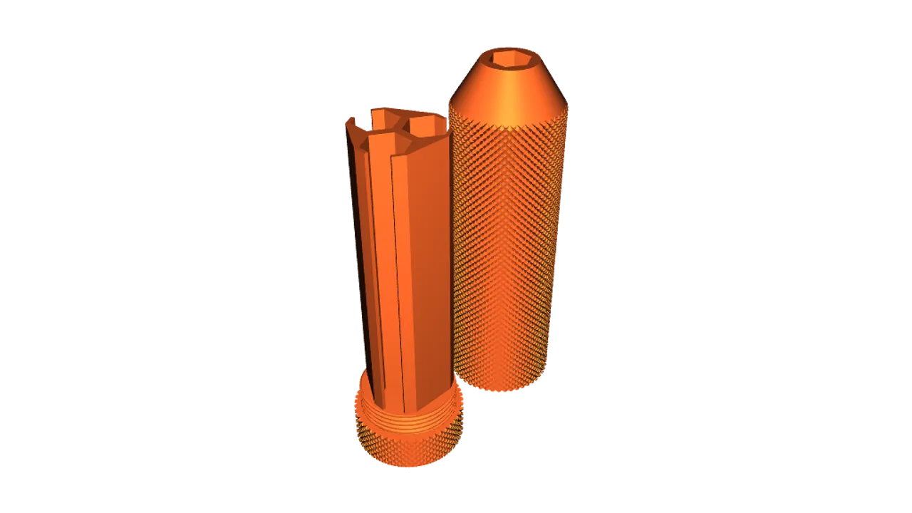 EDC Bit driver V2 by Cheesus | Download free STL model | Printables.com
