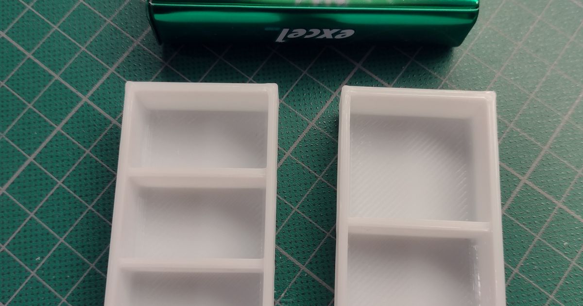 Excel Mint Box Tray Organizer by southbaygsr | Download free STL model ...