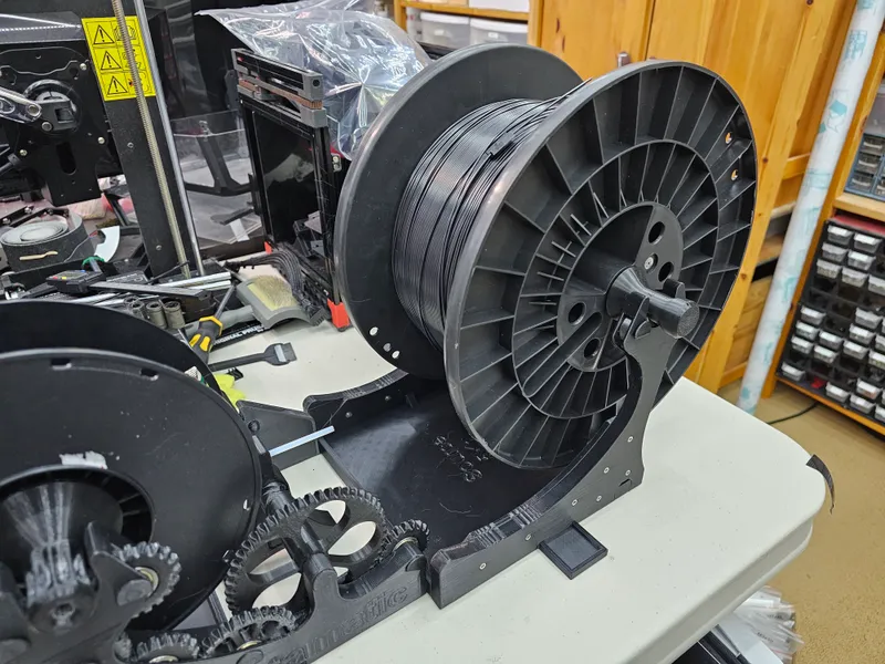 Pastamatic Filament Spool Winder Modifications: Braces and 5kg Spool ...
