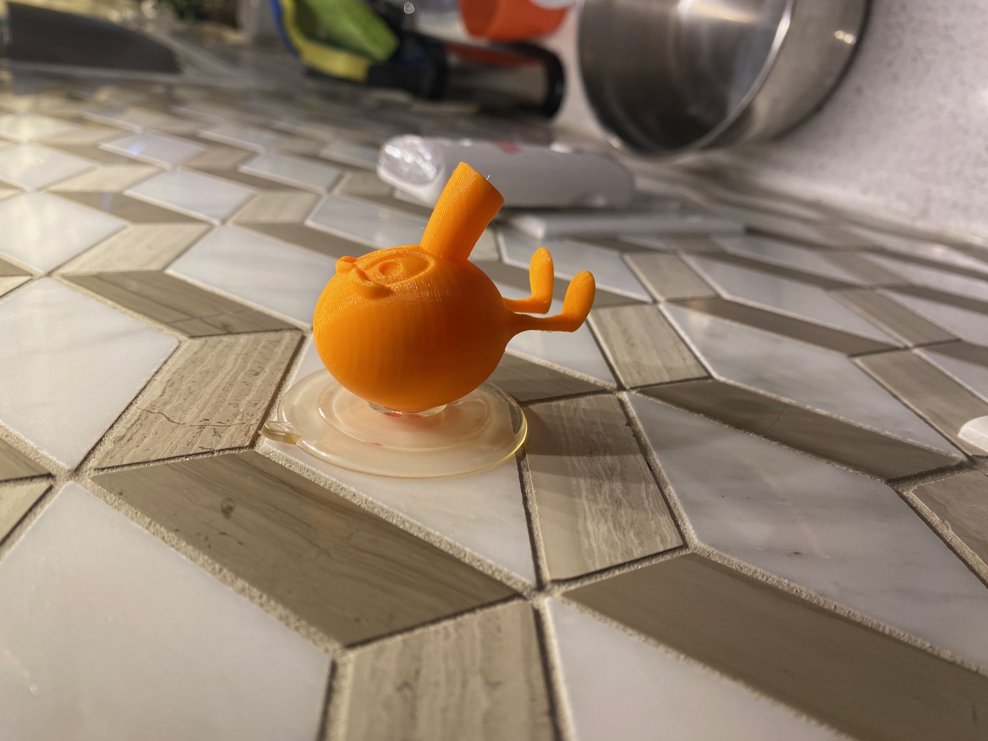 Suction cup Qbert by Asus1357 | Download free STL model | Printables.com