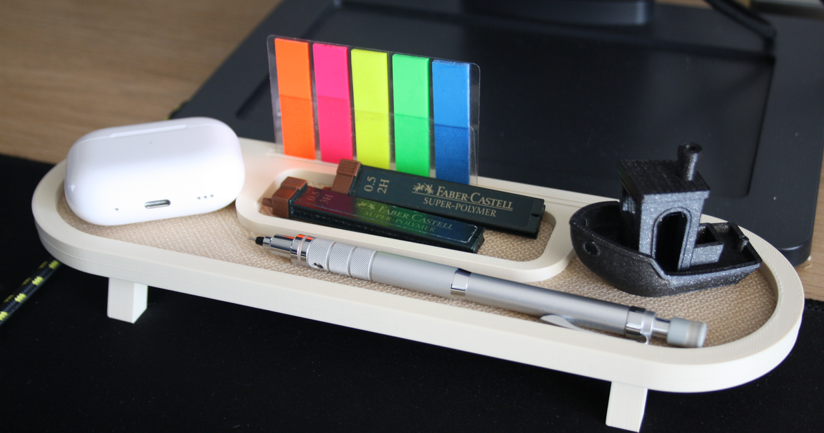 Desk Organizer Tray by Kadows | Download free STL model | Printables.com