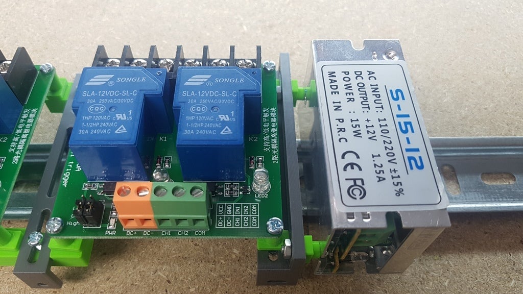 Universal PCB DIN/Desktop adjustable holder by ICT Avatar | Download ...