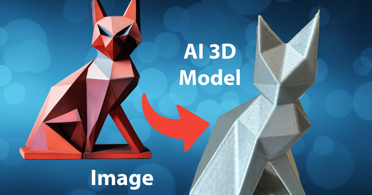 Geocat: Low Paw-ly AI Cat Sculpture by markury | Download free STL ...