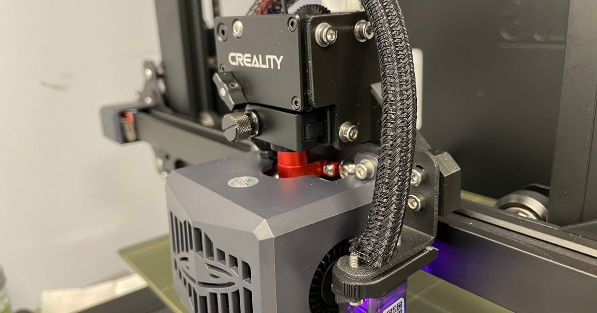 Elegoo Neptune 3 Creality E-Fit Mount by Bradders | Download free STL ...