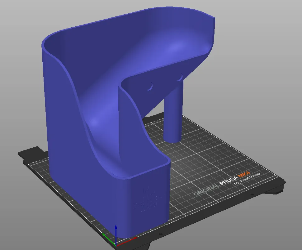 Bambu Labs X1 Carbon Poop Chute REMIX Magnetic by addohm | Download free STL model | Printables.com