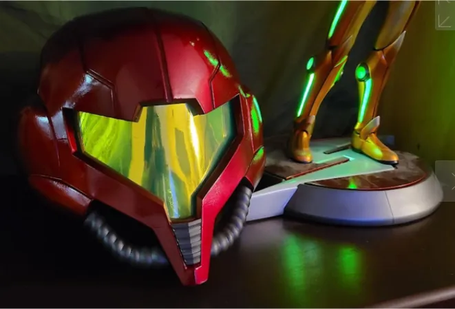 Cut Prime Samus Helmet by AyhxmDev | Download free STL model ...