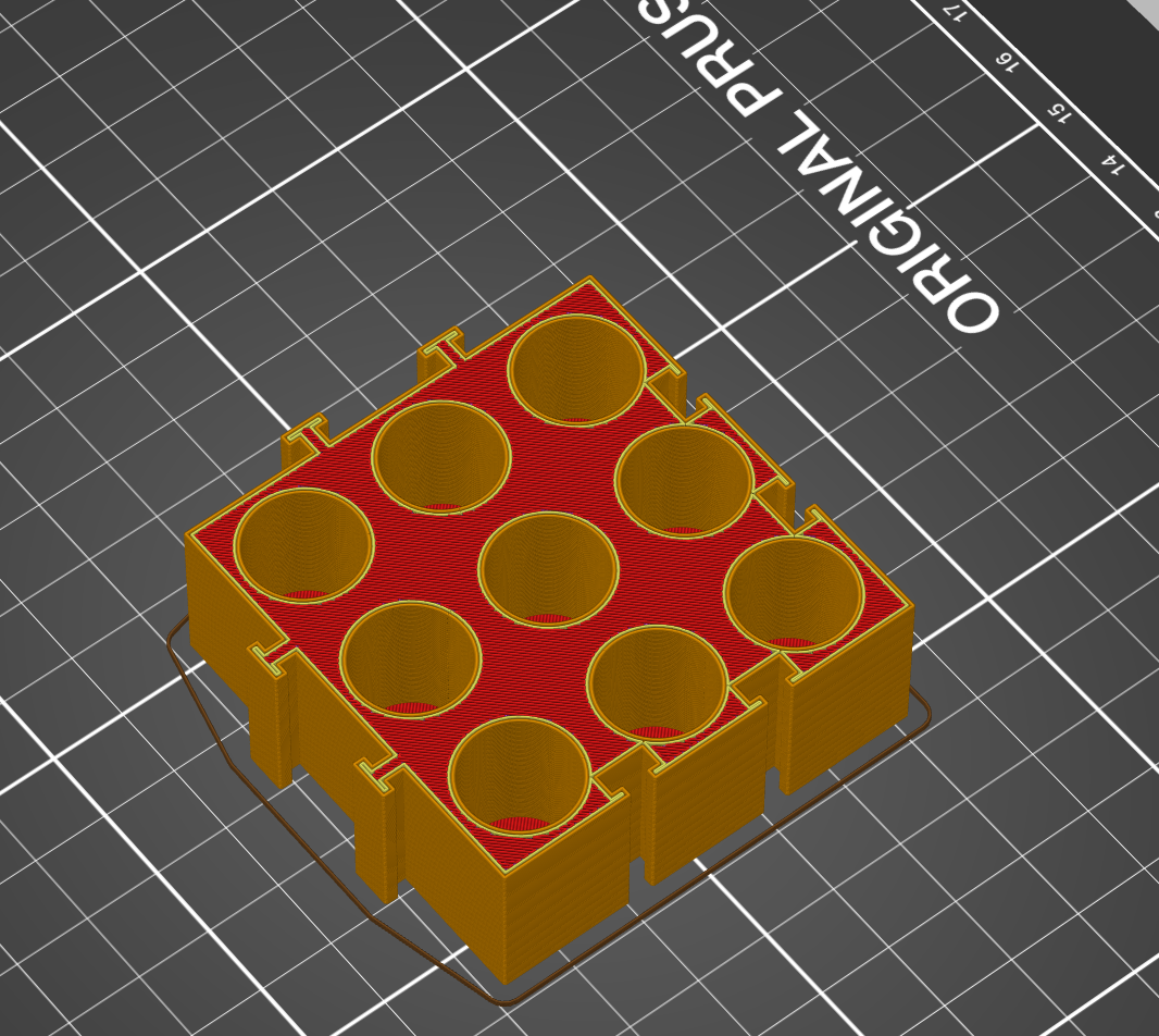 9x AA battery holder, puzzle style by Pavel Zak | Download free STL ...