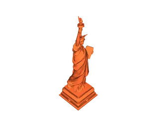 Statue of Liberty Low Poly by WingedFuse | Download free STL model ...