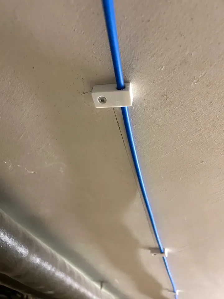 Fiber tube kabel mount by Toon | Download free STL model | Printables.com