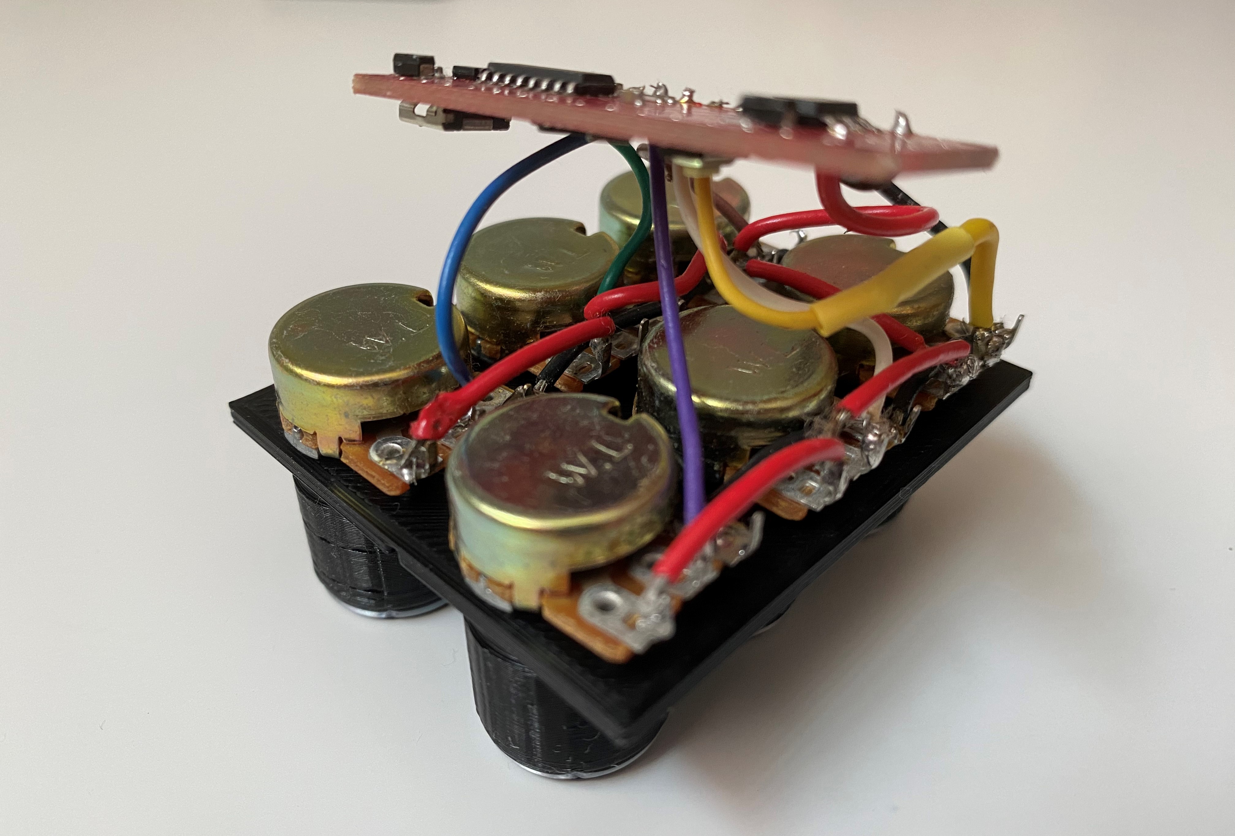 Deej Volume Mixer Case, Knob, and Label Plate by Unkown | Download free STL model | Printables.com