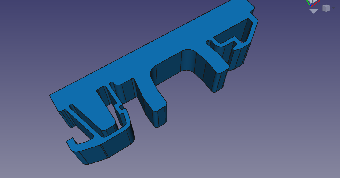 Adjustable DIN Rail Clip (FreeCAD) by kc2zgu | Download free STL model ...