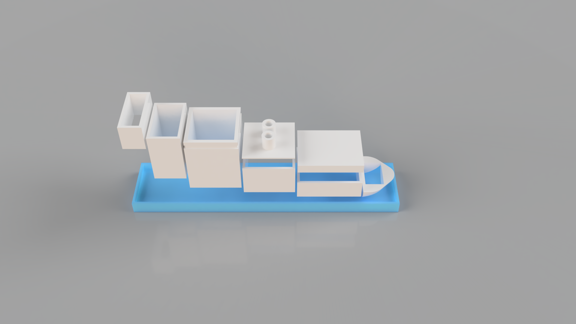 Modular Desk Organizer ( Boat/City) by AG-076 | Download free STL model ...