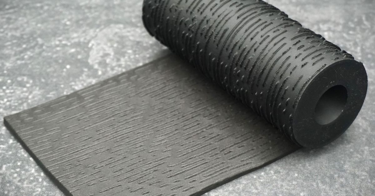 Textured Roll With Birch Wood Grain Pattern by Preischl 3D | Download ...