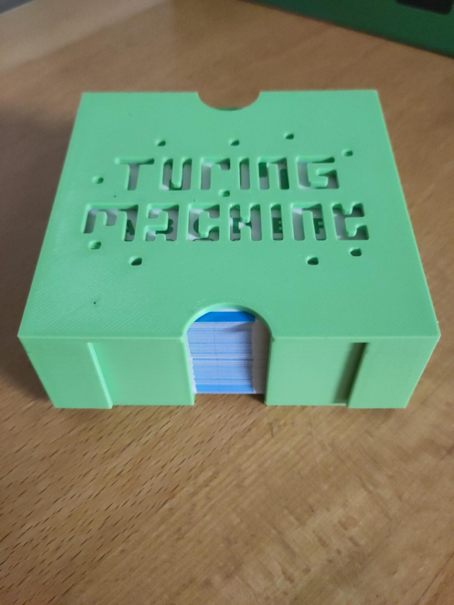 Turing Machine Punch Card Cover by Lyra | Download free STL model ...