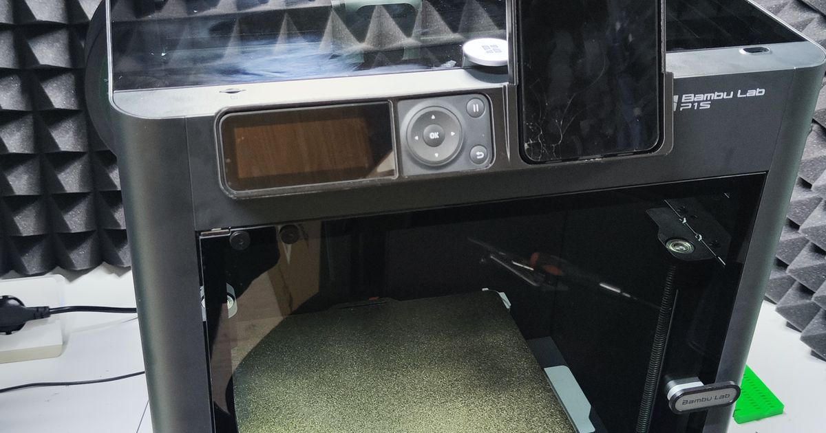 Bambu Lab P1P/P1S screen frame for smartphone V1 por Davi | Descargar ...