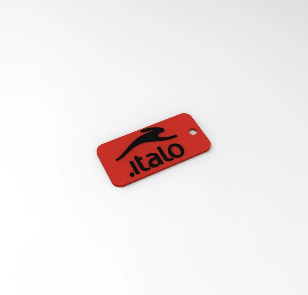 Italo keychain (Train Company) by Argon | Download free STL model ...