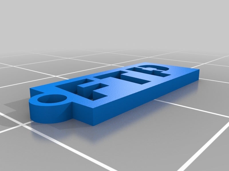 FTP Keychain by partypancake8 | Download free STL model | Printables.com