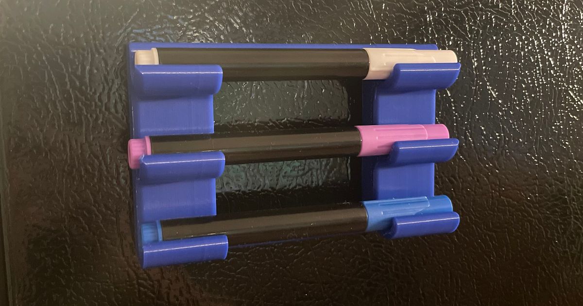 Magnetic Marker Holder by mpendleton | Download free STL model ...