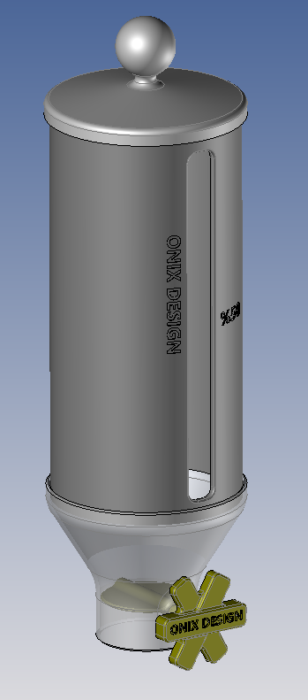 Dry Food Carousel Dispenser by onix_designn | Download free STL model ...