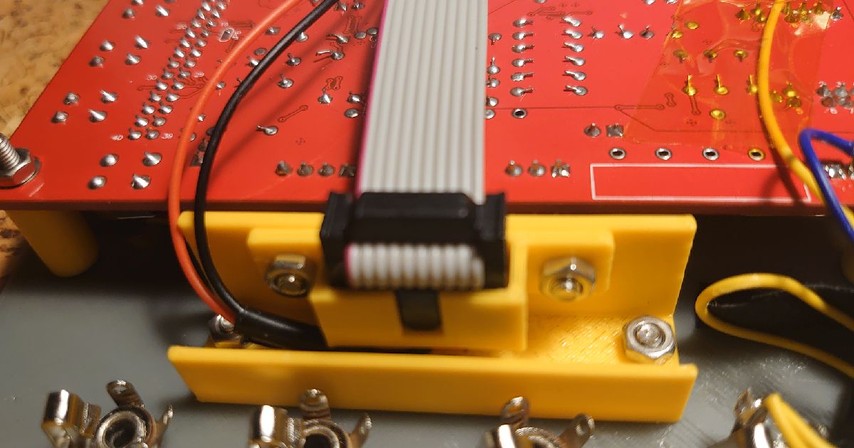 Side Mount IDC 10 pin Male Box Header Frame 2x5 pin Connector by Jakub ...