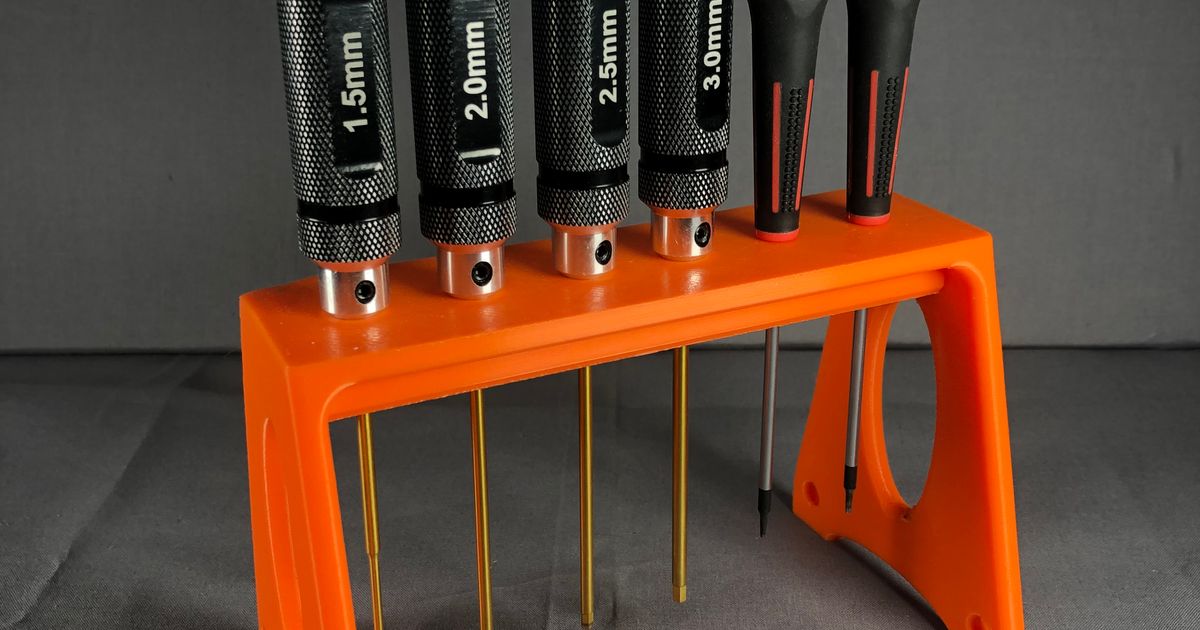 Allen Wrench Driver Tool Holder by C4 Designs | Download free STL model ...