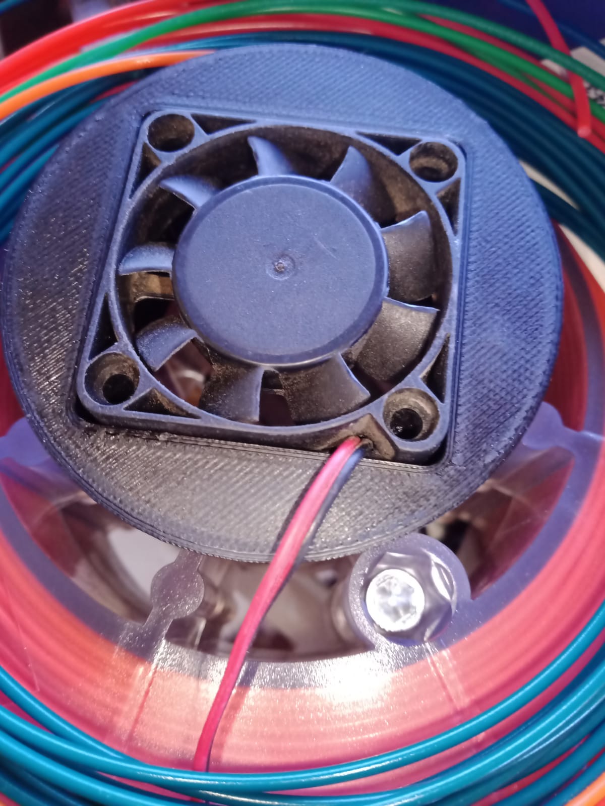 Parametric Filament Dryer Fan Hub by alromh87 | Download free STL model ...