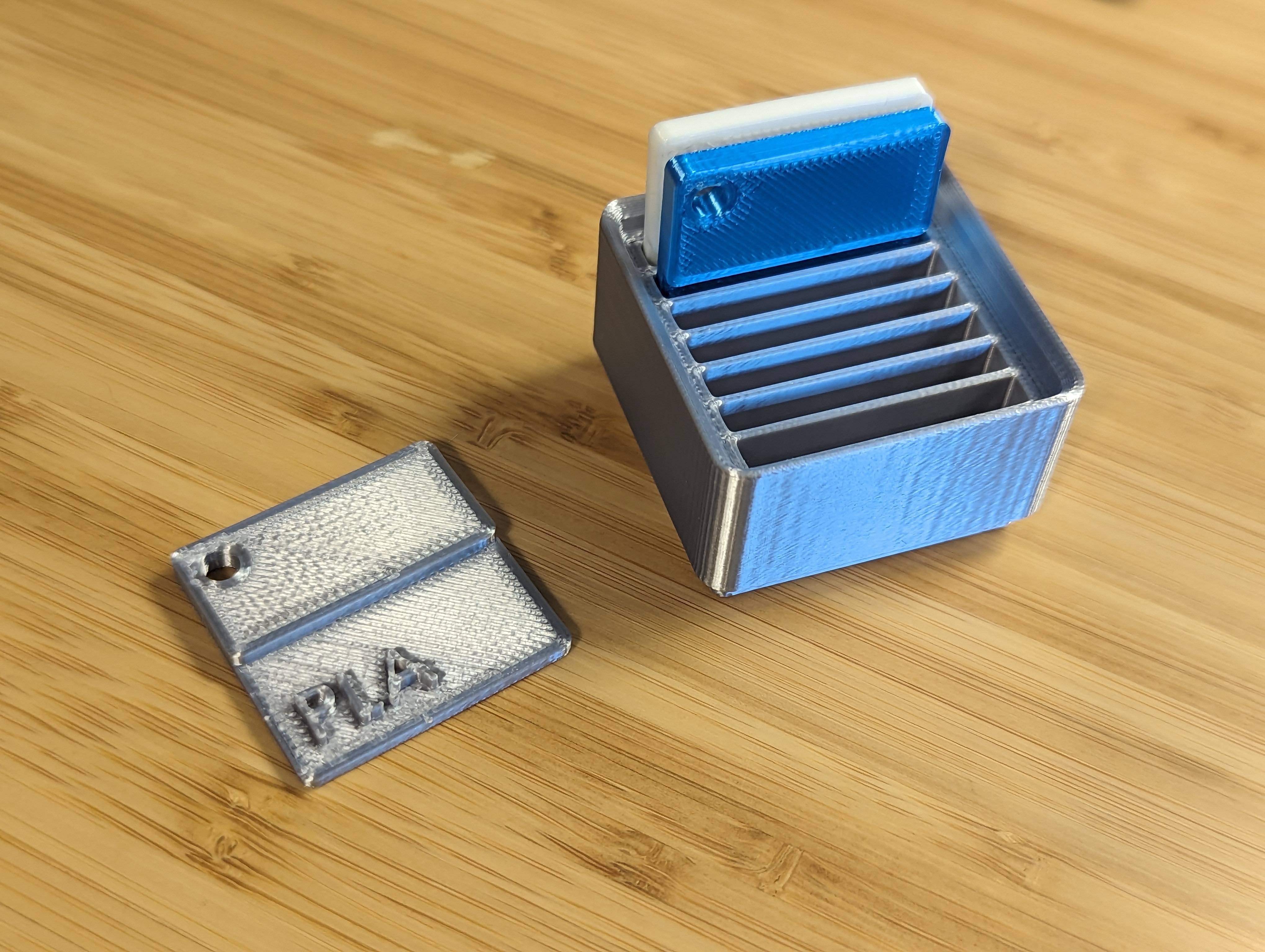 Gridfinity Material Swatches bins V1 (parametric V2 available!) by bulbasaur0 | Download free ...