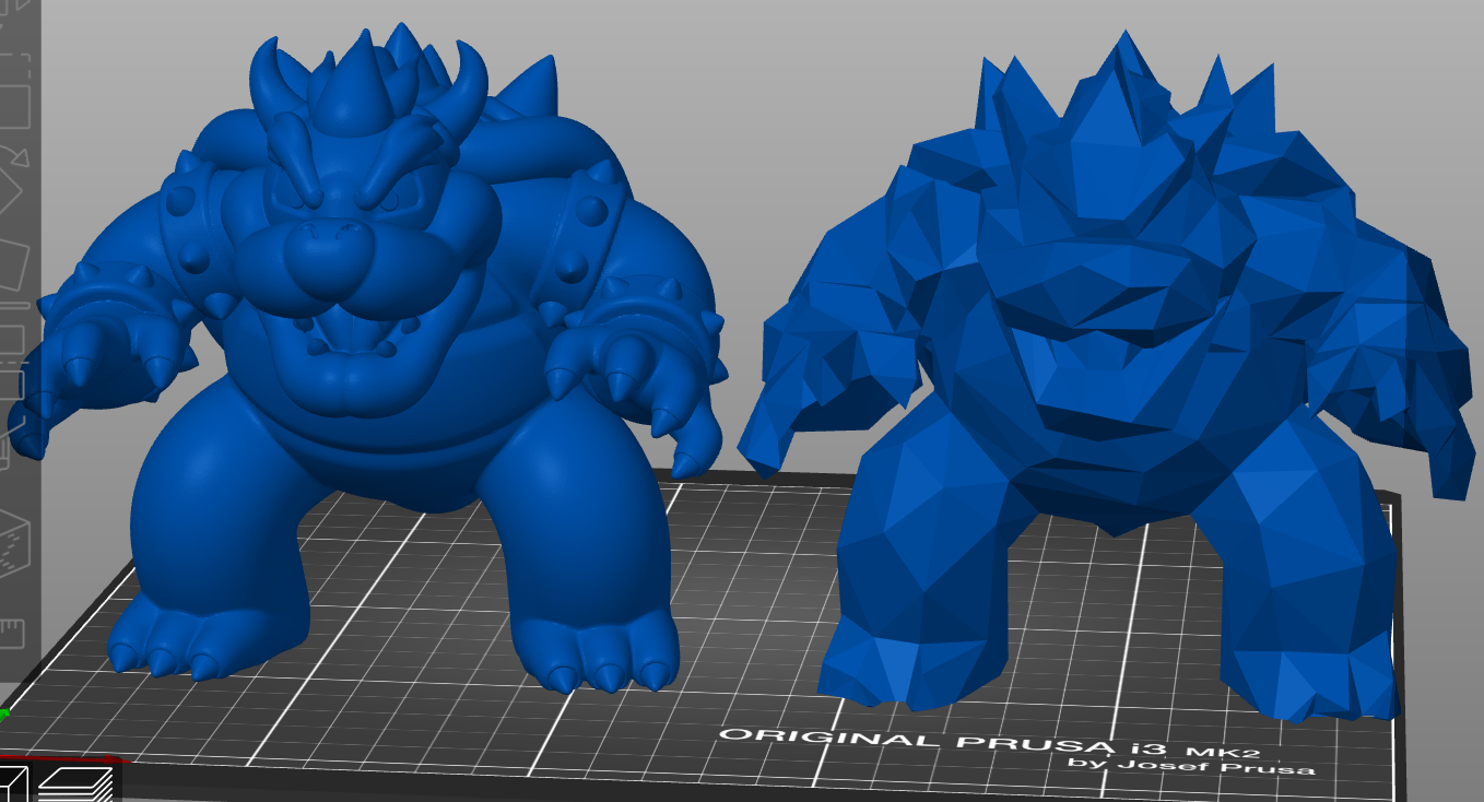 Low Poly Bowser by alromh87 | Download free STL model | Printables.com