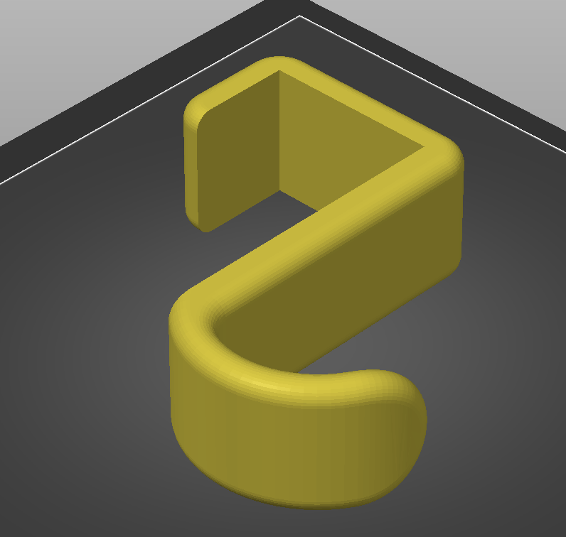 cubicle wall (50mm) hook by jagondela | Download free STL model ...