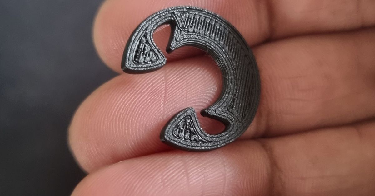 Guitar strap lock by Snehal Naik | Download free STL model | Printables.com