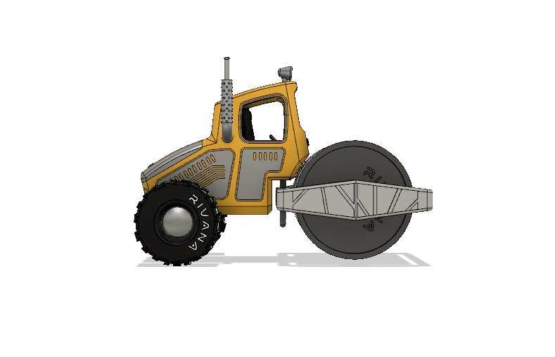 Yellow Road Roller Modern with Movements by Black Jack | Download free ...