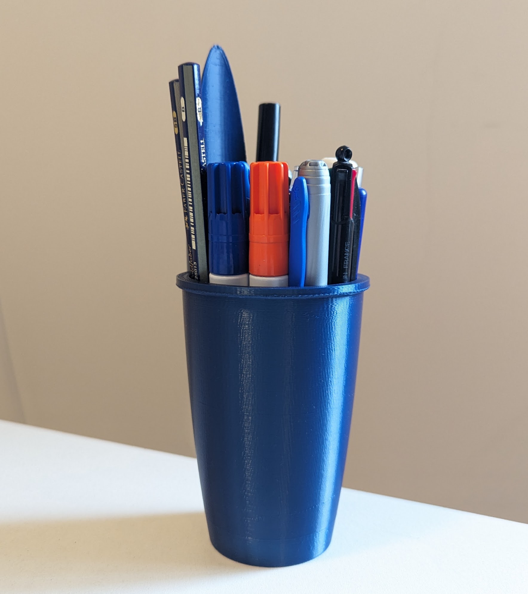 Penception; a pen cap pen cup by Slablaadje | Download free STL model ...