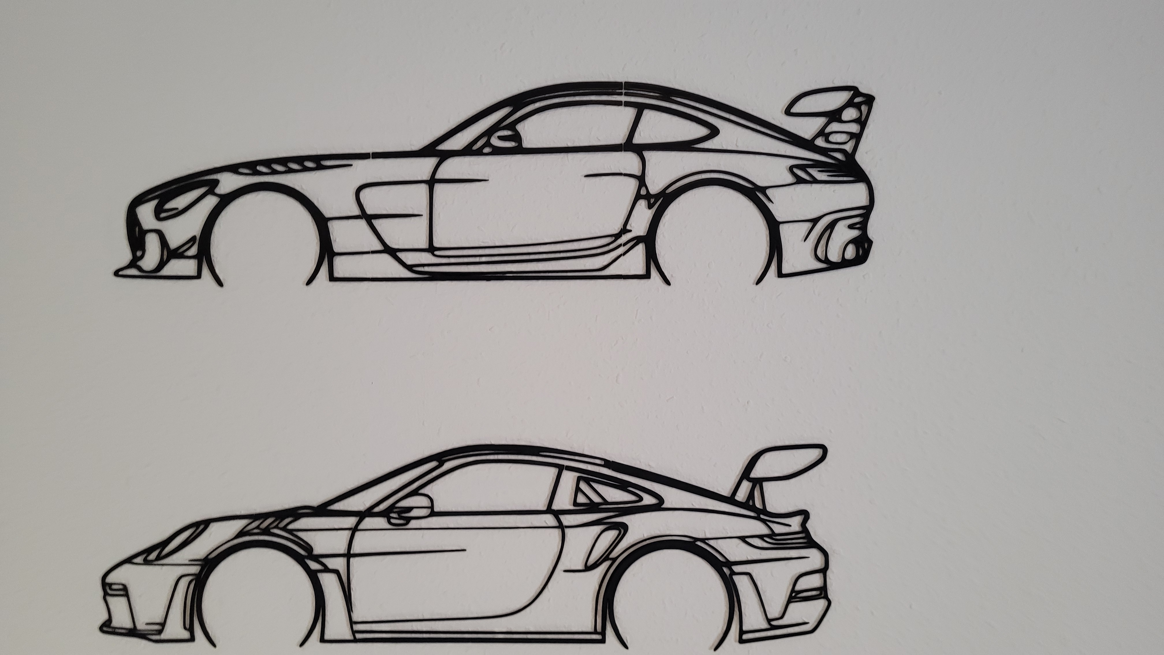 Mercedes Amg Gt Black Series Silhouette wallart devided by Spb2005 ...