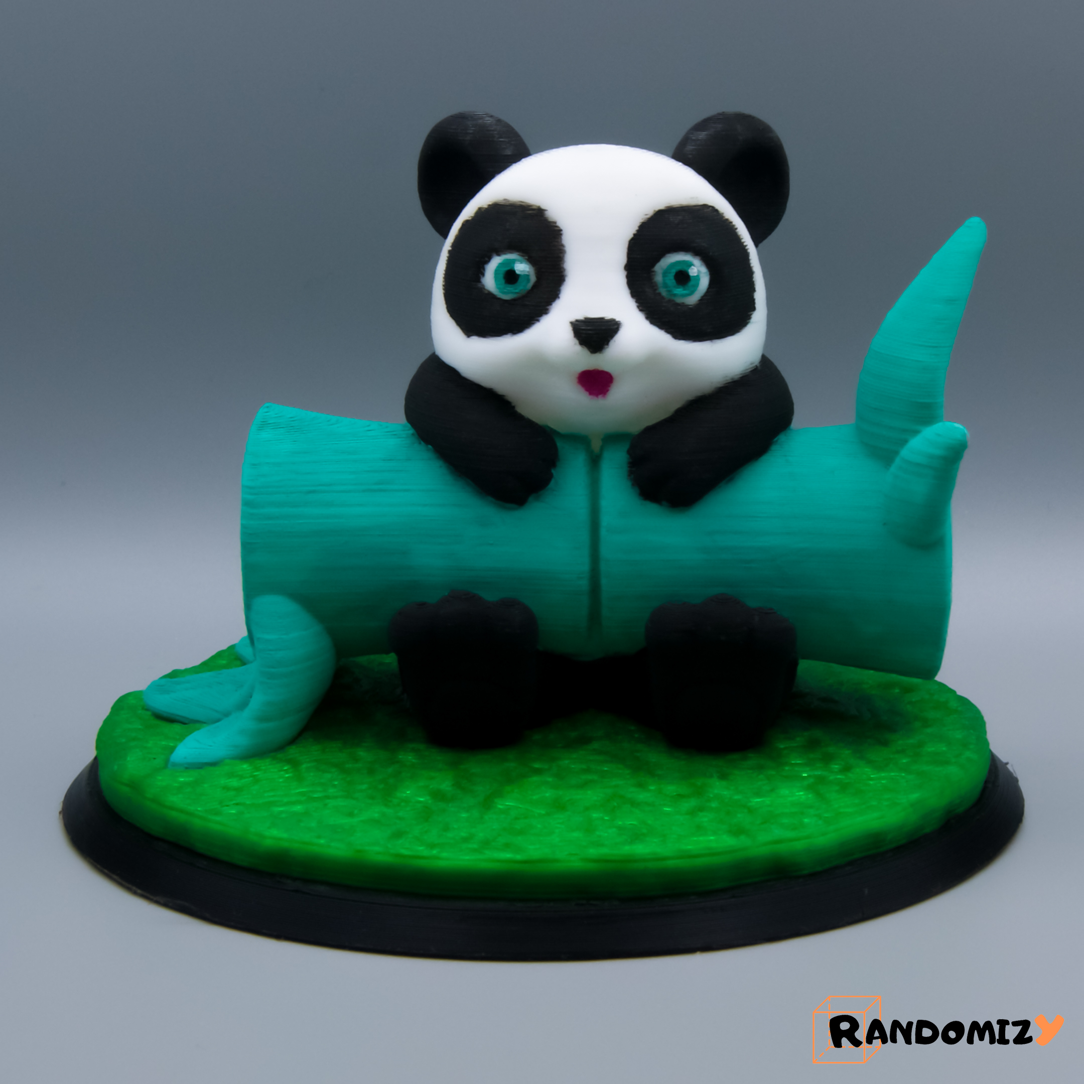 Pochoo The Panda (Smiley) by Randomizy | Printables Store