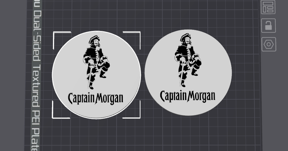 Captain Morgan Coaster by Danny Abramowksi | Download free STL model ...