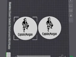 Captain Morgan Coaster by Danny Abramowksi | Download free STL model ...